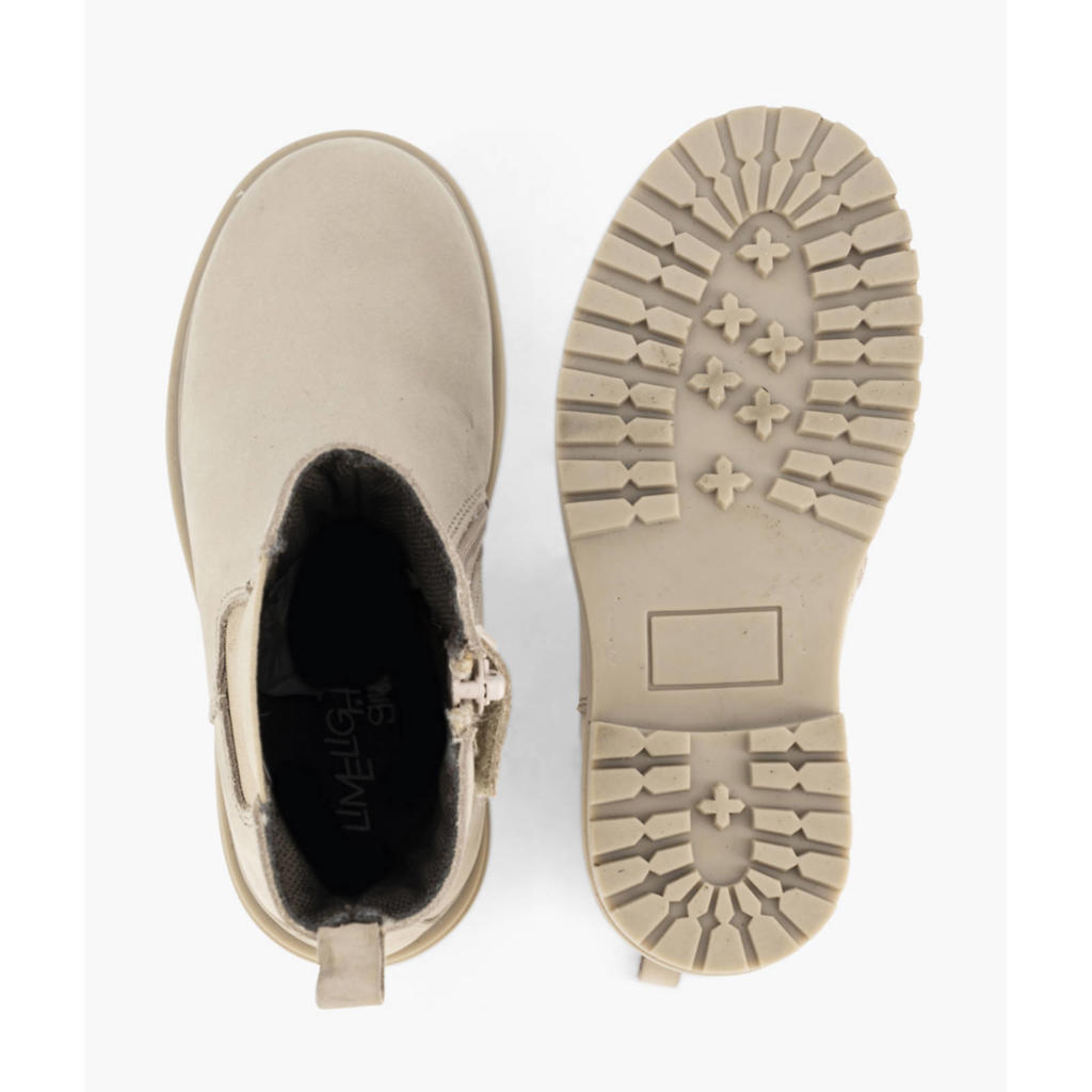 Limelight girl nubuck chelsea boots beige | wehkamp