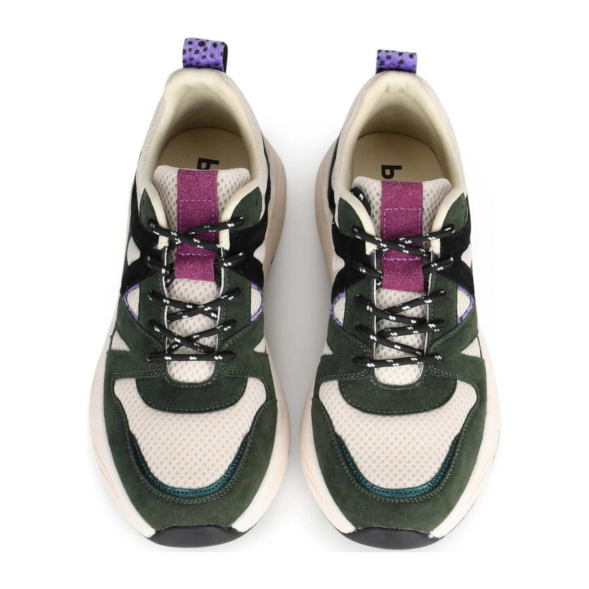 POSH by Poelman Carocel sneakers donkergroen/multi | wehkamp