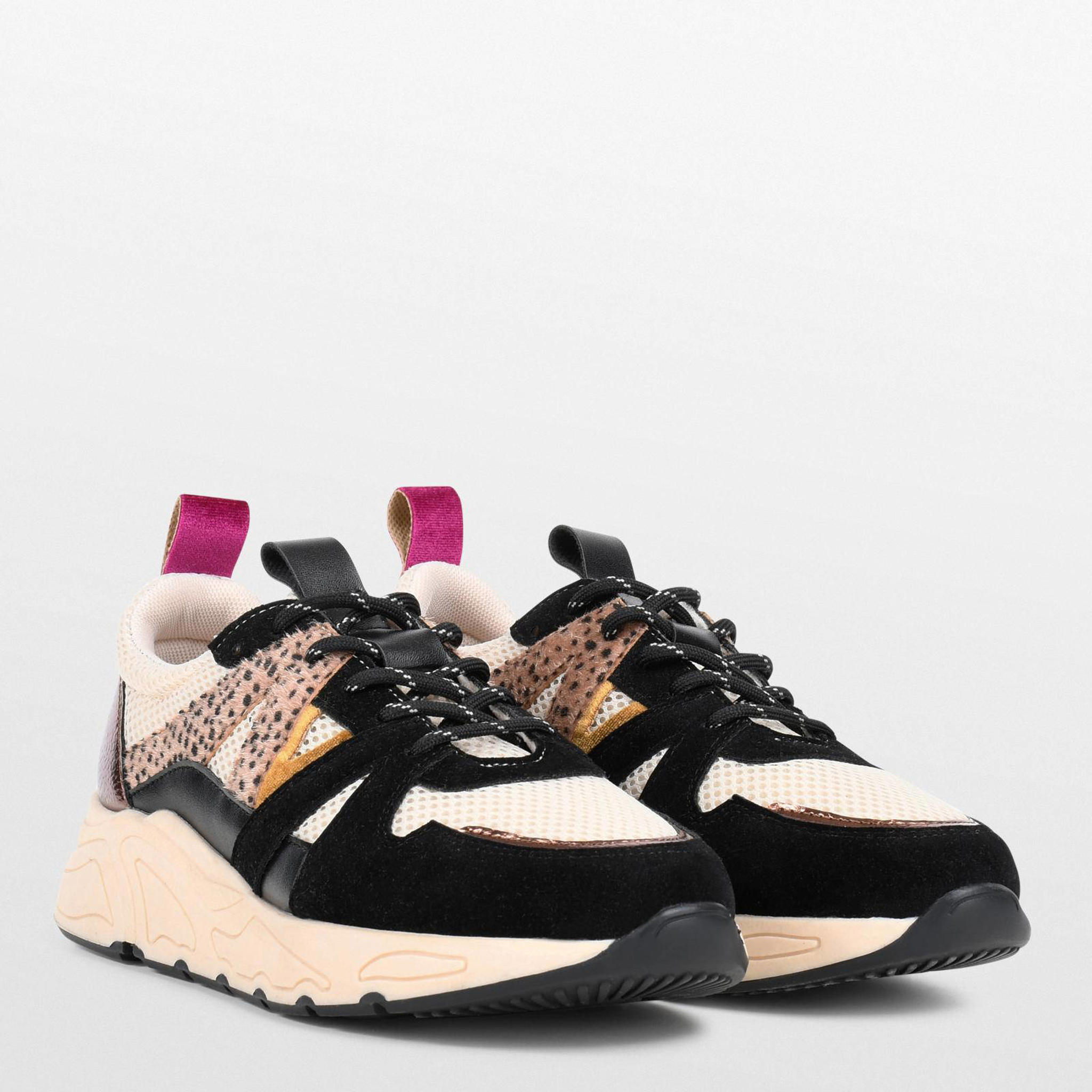 POSH by Poelman Carocel sneakers zwart/multi | wehkamp