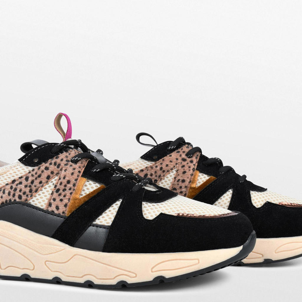 POSH by Poelman Carocel sneakers zwart/multi | wehkamp