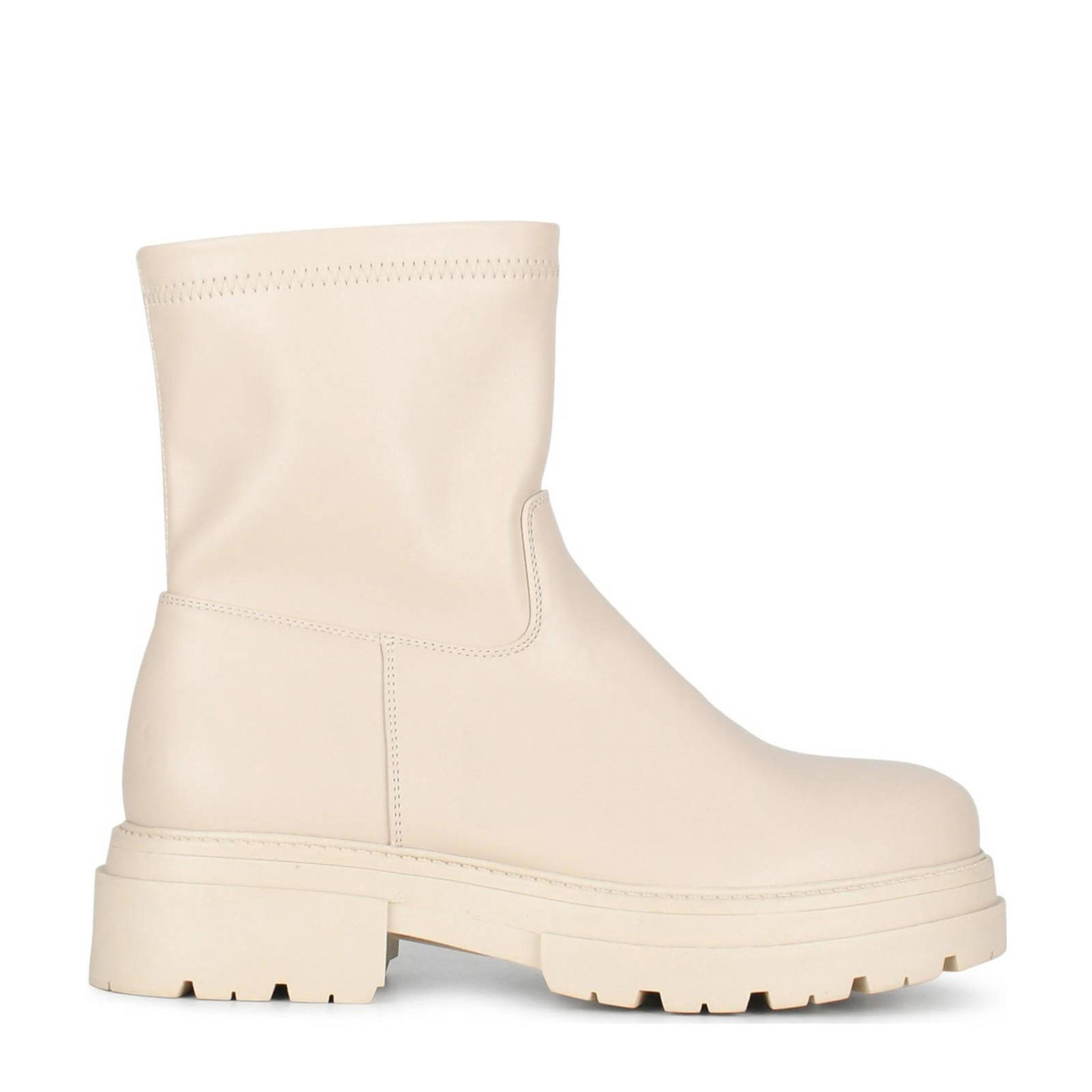 POSH by Poelman Ela chunky enkelboots crème | wehkamp