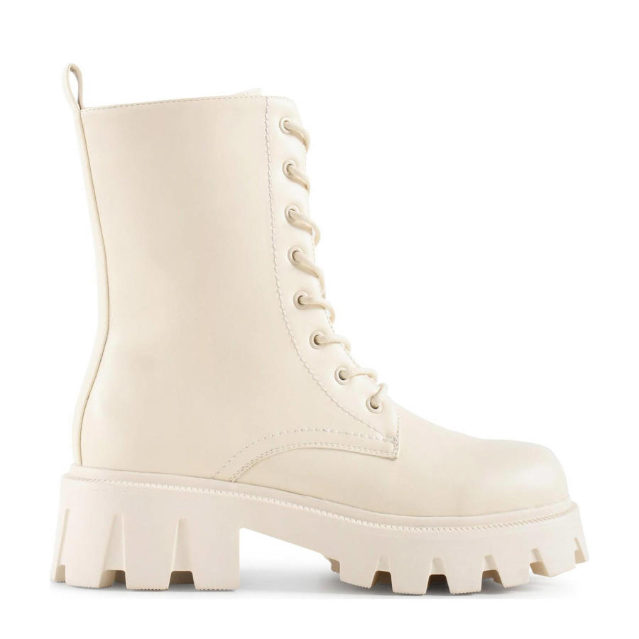 Beige veterboots voor dames online kopen? | Wehkamp