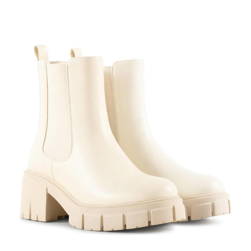 POSH by Poelman Noor chelsea boots crème | wehkamp
