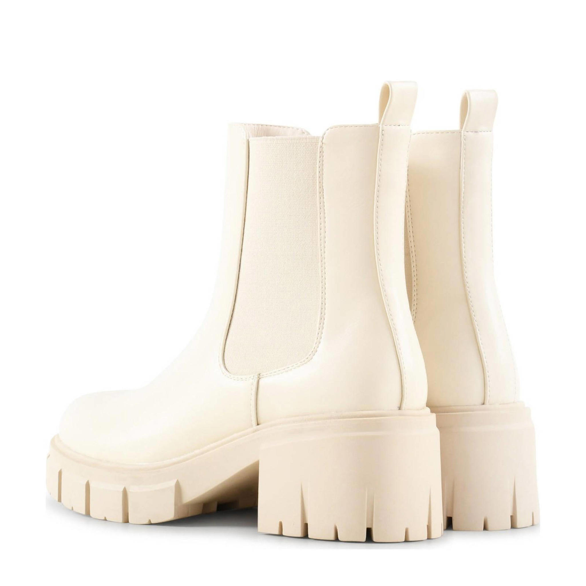 POSH by Poelman Noor chelsea boots crème | wehkamp