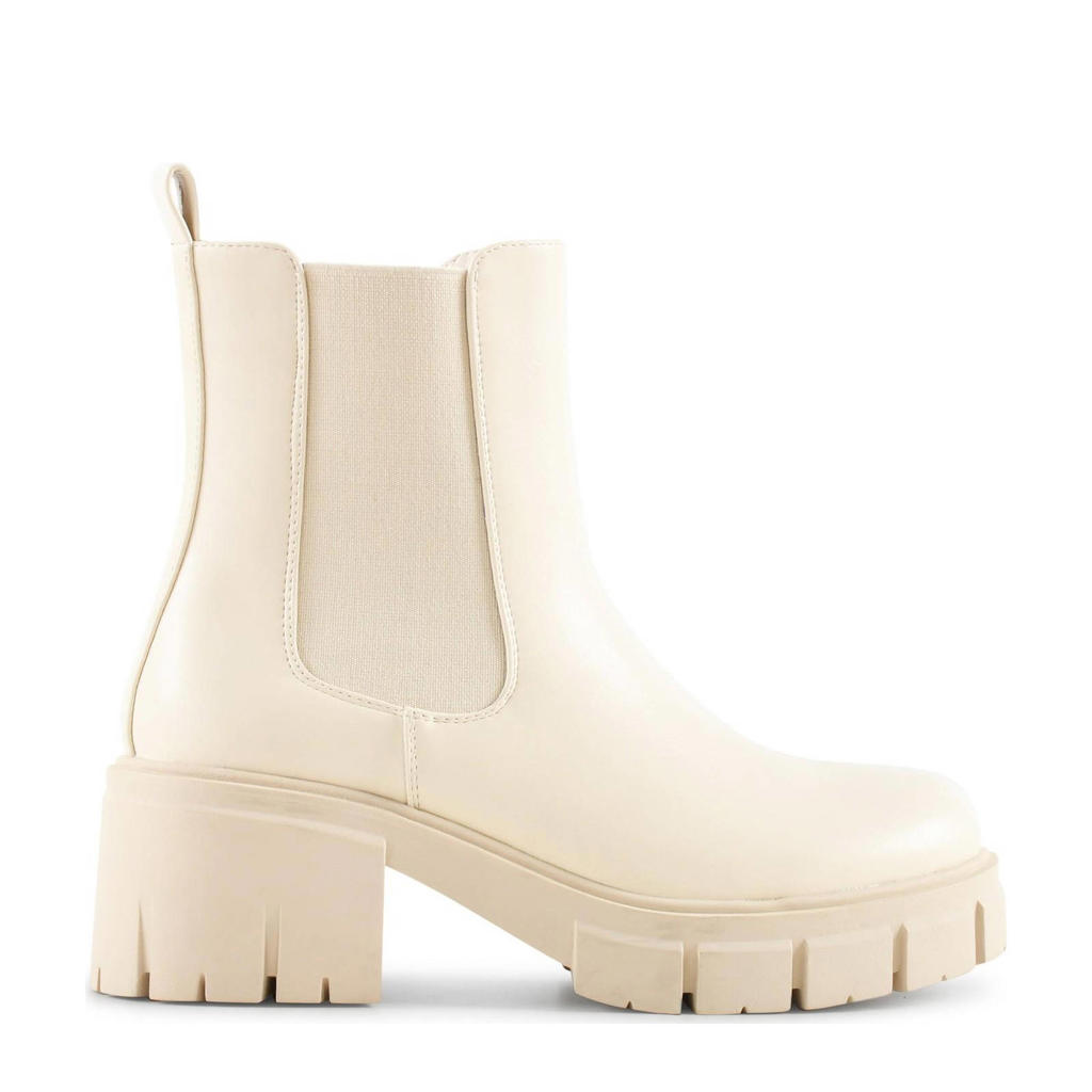 POSH by Poelman Noor chelsea boots crème | wehkamp