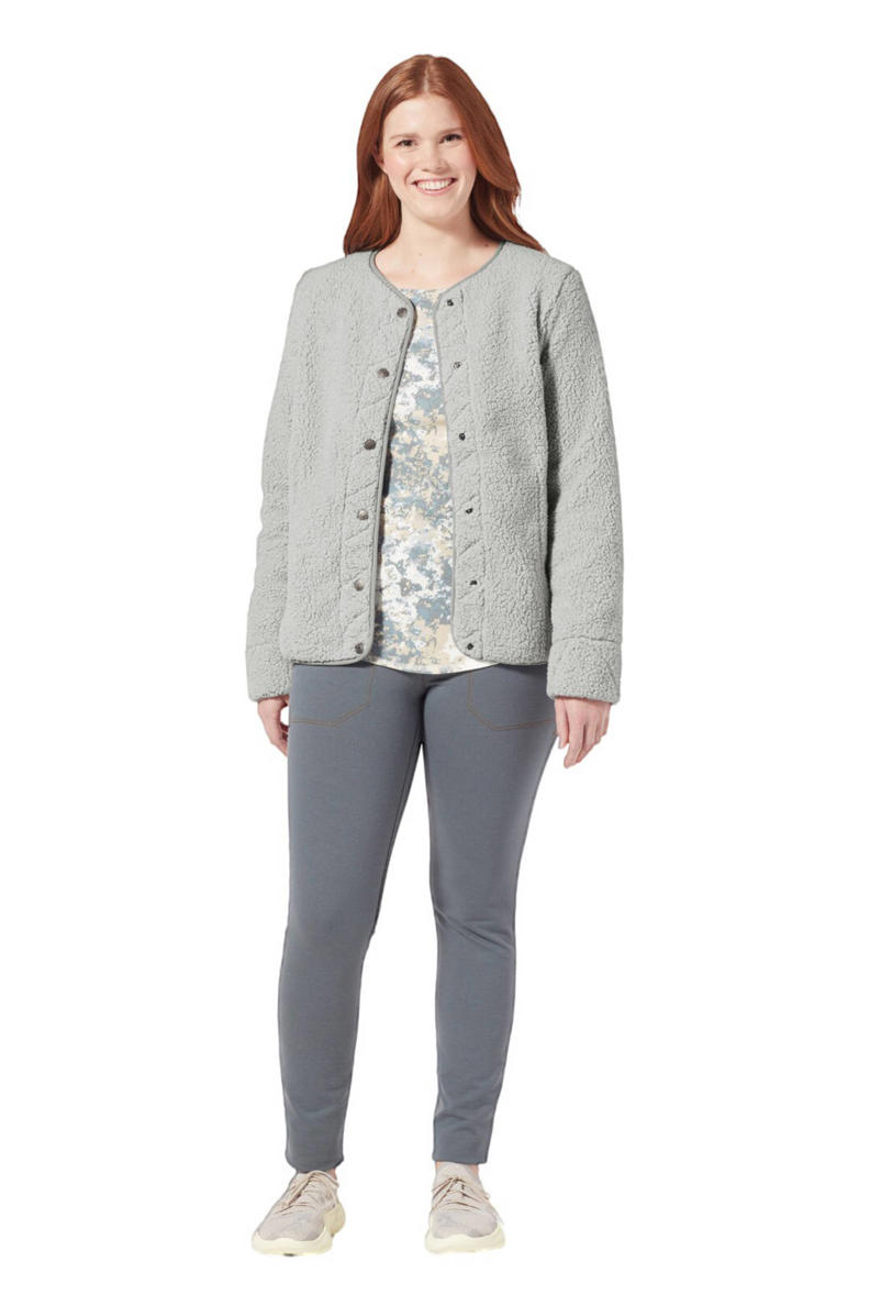 Royal Robbins teddy vest lichtgrijs | wehkamp