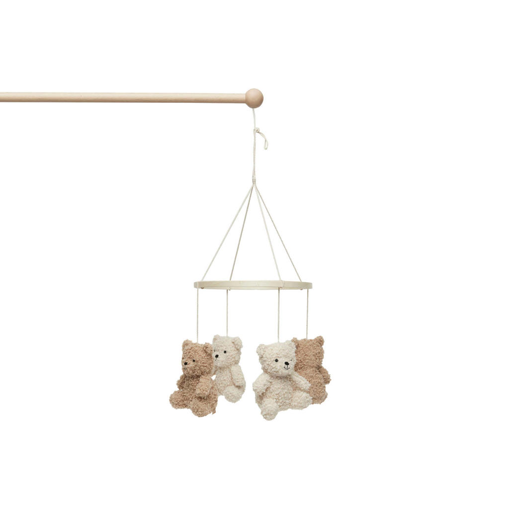 Jollein Baby mobiel Teddy Bear Naturel/Biscuit | wehkamp
