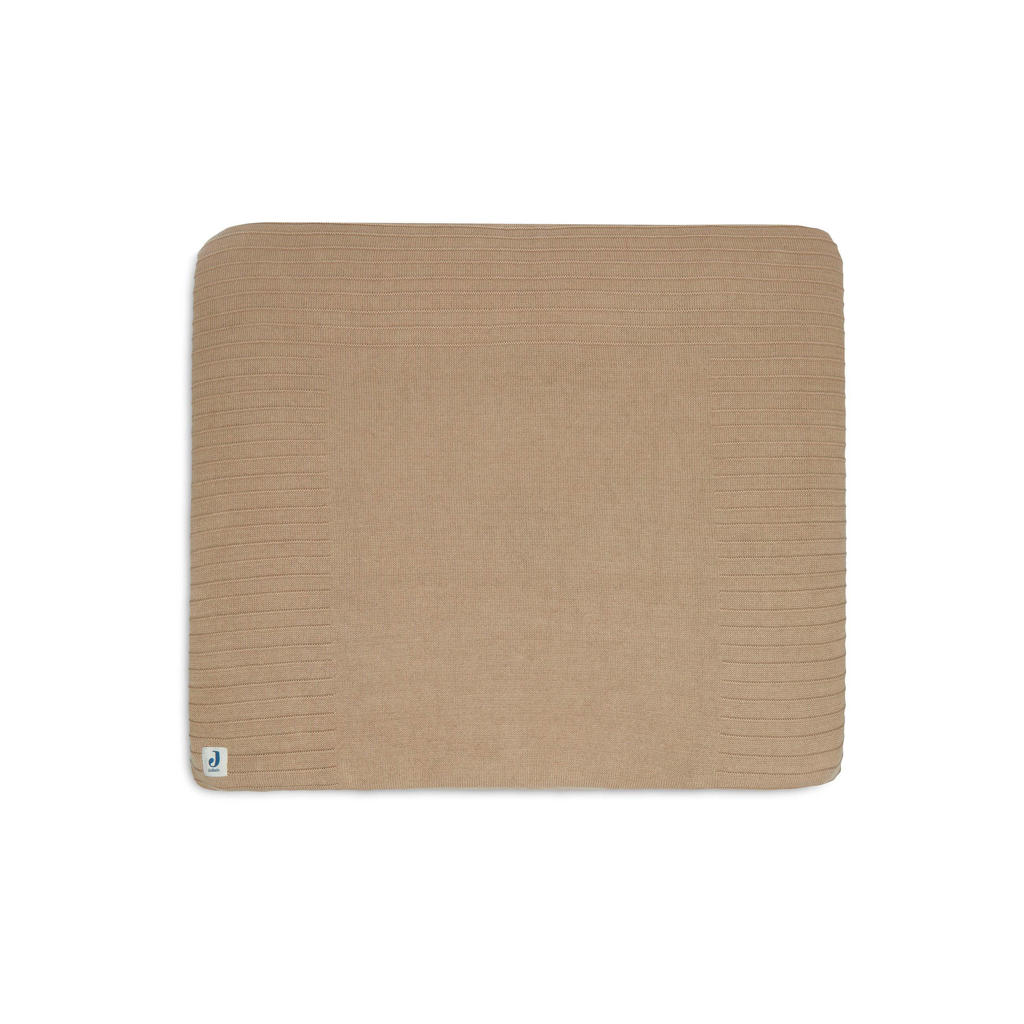 Jollein aankleedkussenhoes 75x85 Pure Knit Biscuit | wehkamp