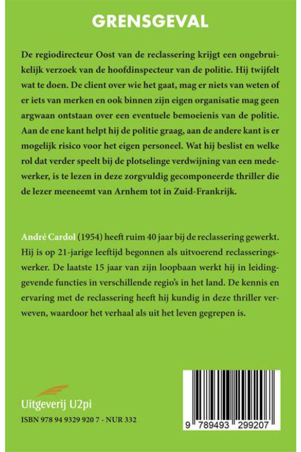 André Cardol Grensgeval kopen? | Morgen in huis | wehkamp