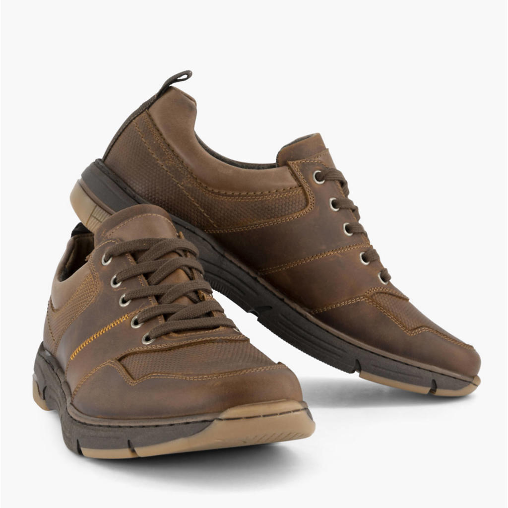 Gallus leren sneakers bruin kopen? | Morgen in huis | wehkamp