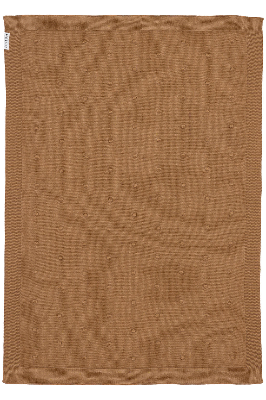 Meyco baby ledikantdeken Mini Knots 100x150 cm Toffee | wehkamp