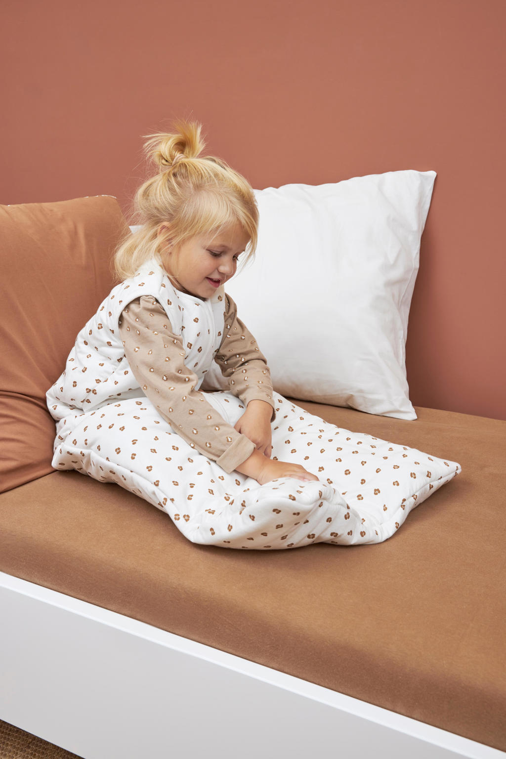 Meyco katoenen jersey juniorbed hoeslaken 70x140/150 cm - set van 2 Toffee | wehkamp