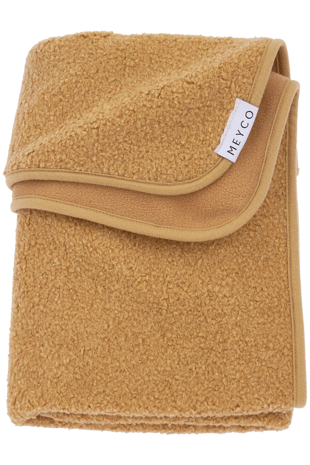Meyco baby reisdeken Bouclé Uni 75x100 cm Toffee | wehkamp
