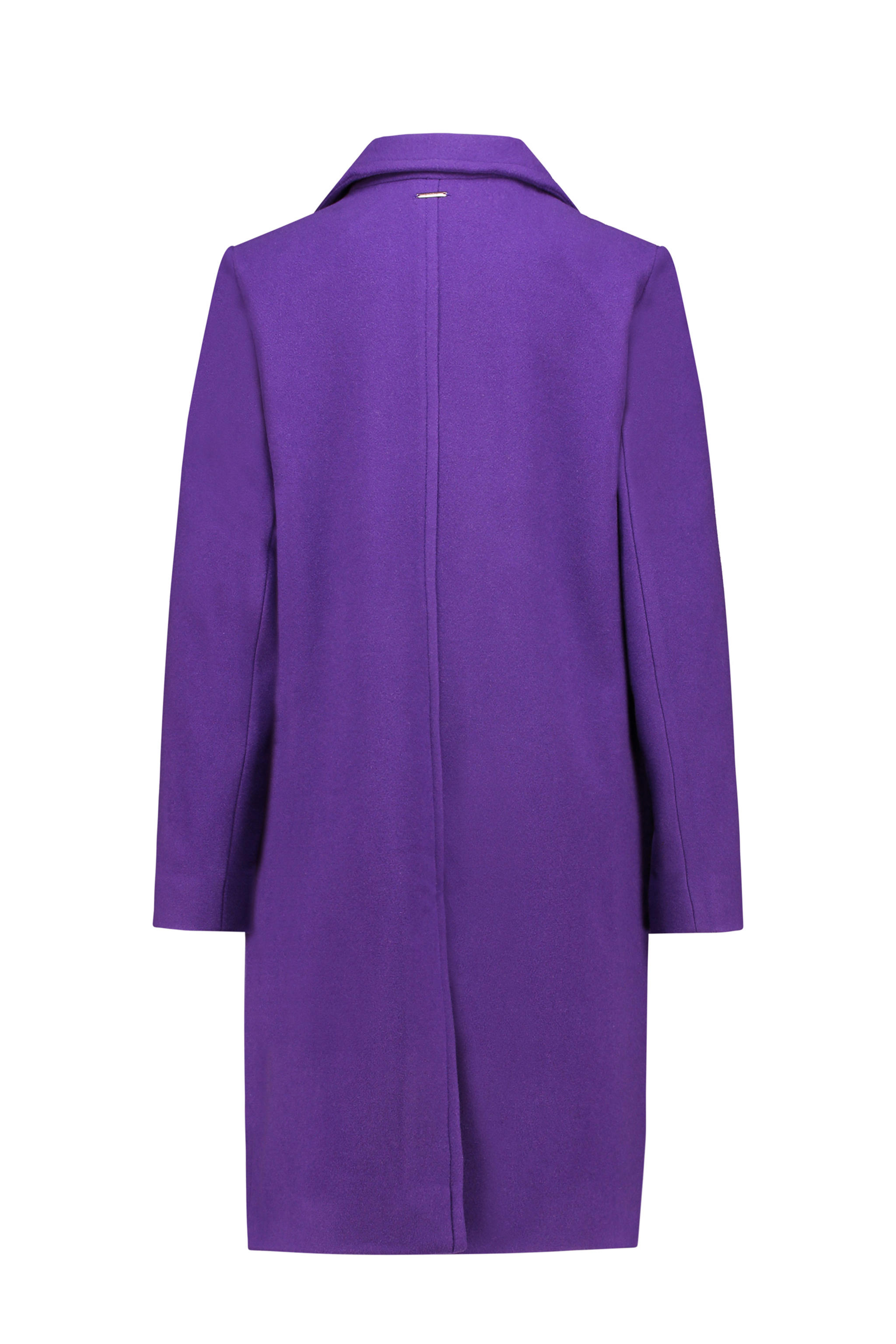 Maura by Claudia Strater wollen lange coat paars | wehkamp
