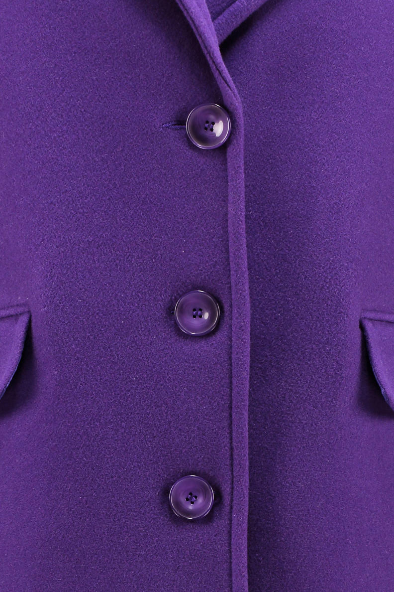 Maura by Claudia Strater wollen lange coat paars | wehkamp