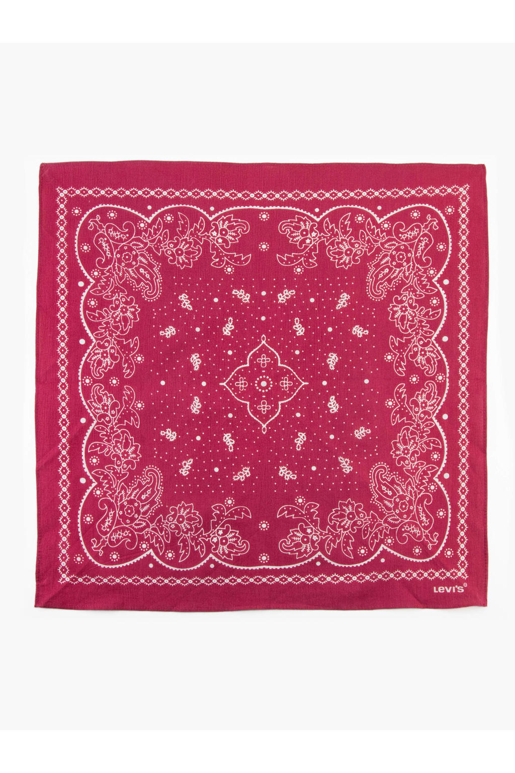 Levi's bandana met paisleyprint rood | wehkamp