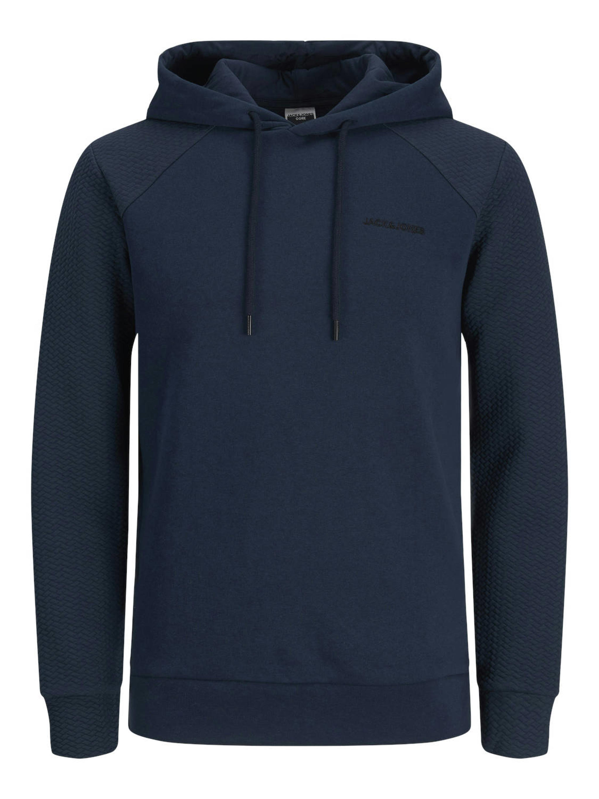 JACK & JONES CORE hoodie JCOSTAPLE navy blazer | wehkamp