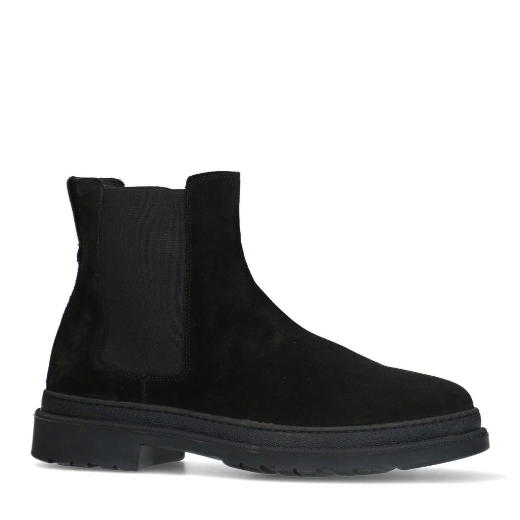 Sacha suède chelsea boots zwart | wehkamp