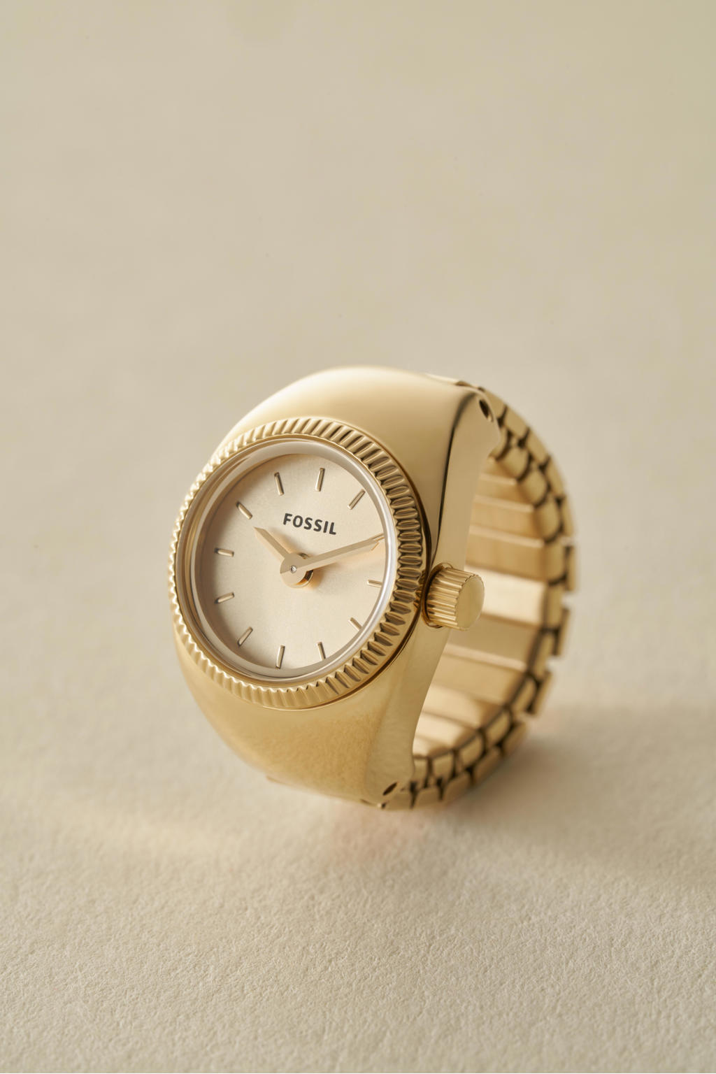 Fossil horloge ES5246 Watch Ring goudkleurig | wehkamp