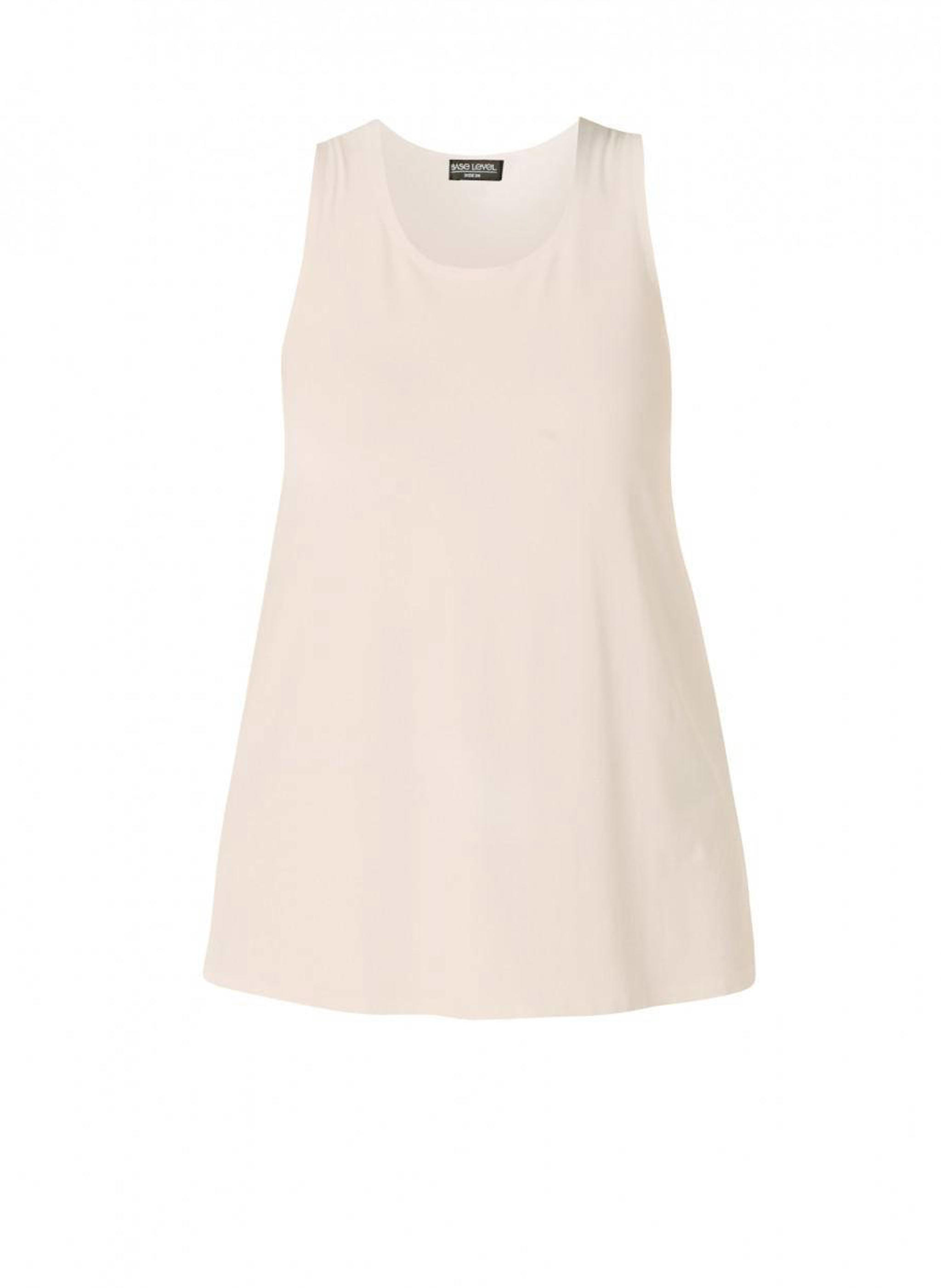 Base Level Curvy singlet beige | wehkamp