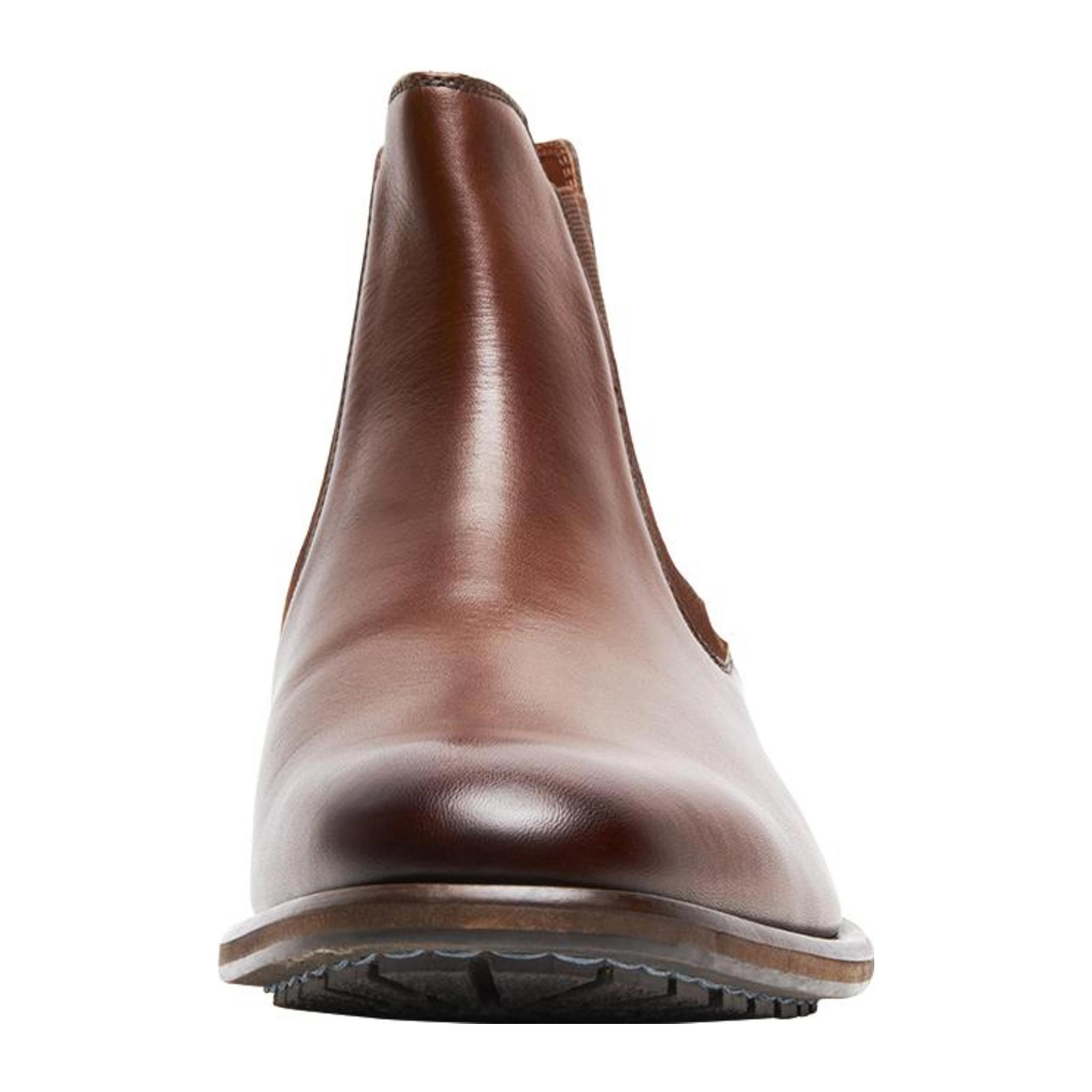 Van Lier Henry leren chelsea boots cognac | wehkamp