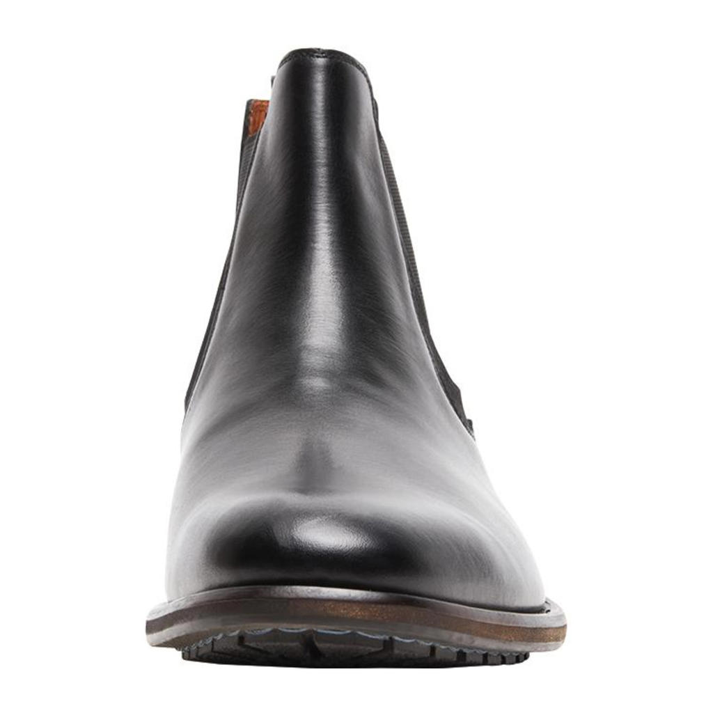 Van Lier Henry leren chelsea boots zwart | wehkamp