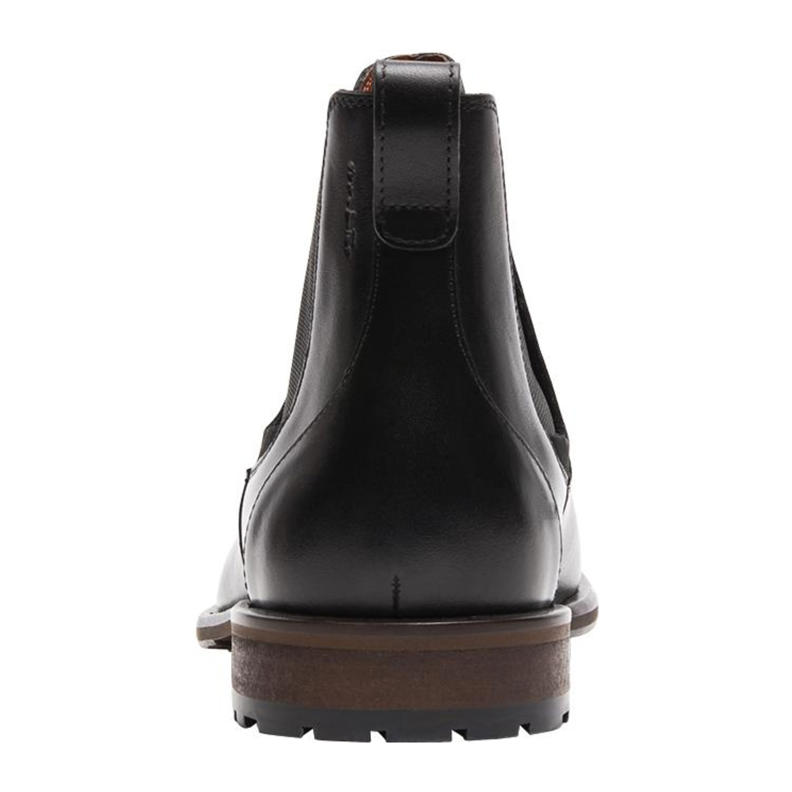 Van Lier Henry leren chelsea boots zwart | wehkamp