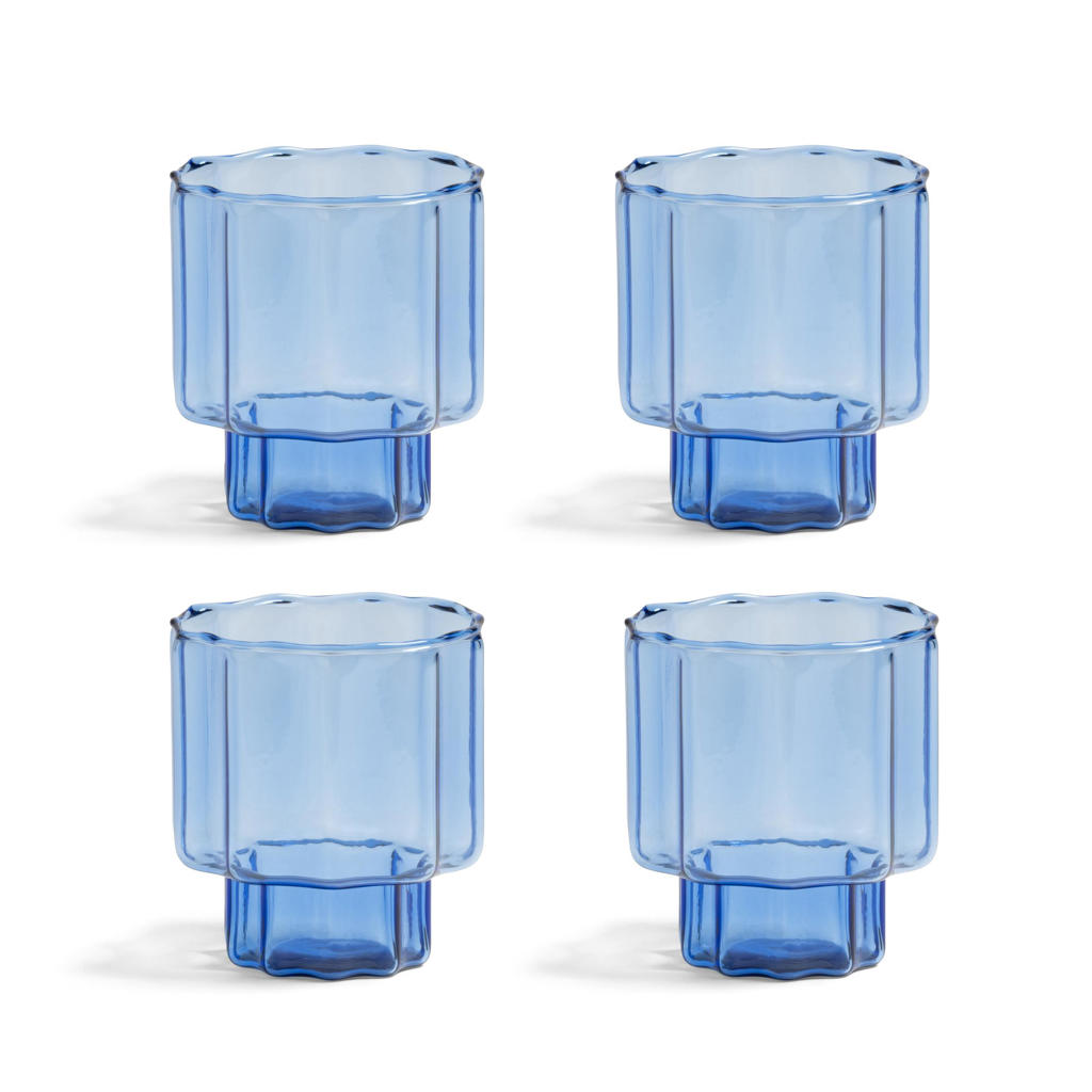 &k amsterdam waterglas (Ø7 cm) (set van 4) | wehkamp