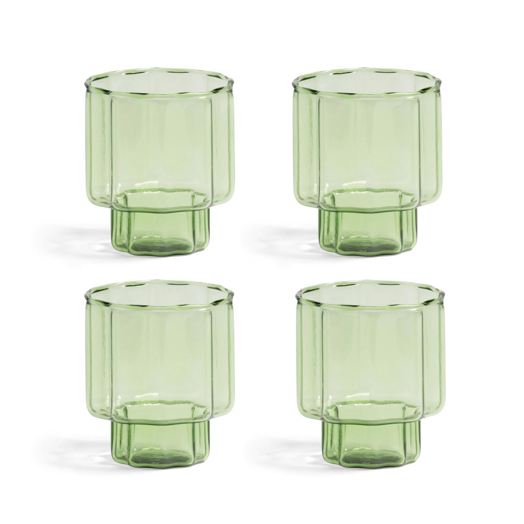 &k amsterdam waterglas (Ø7 cm) (set van 4) | wehkamp