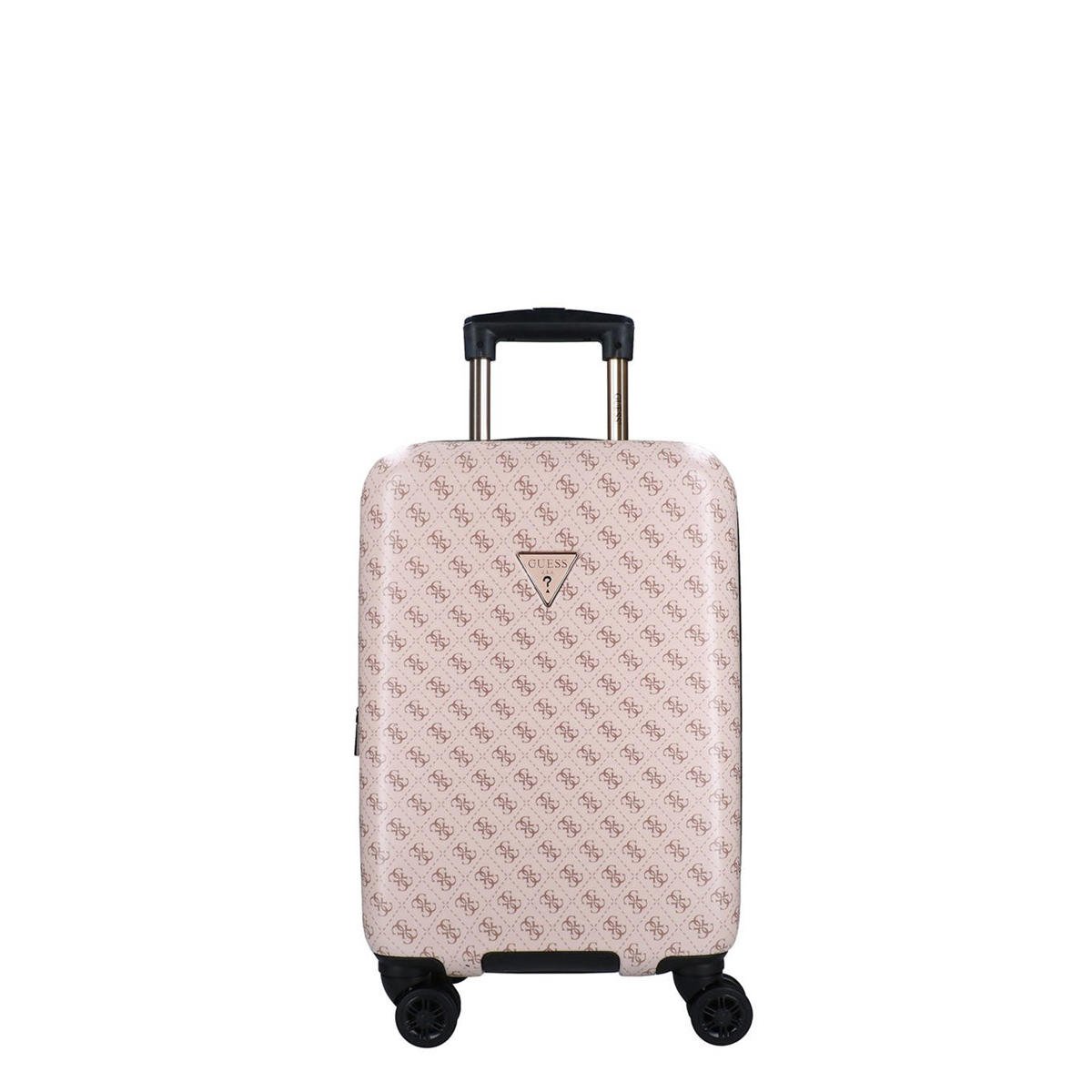 GUESS trolley Jesco met all-over print 53 cm rosé | wehkamp