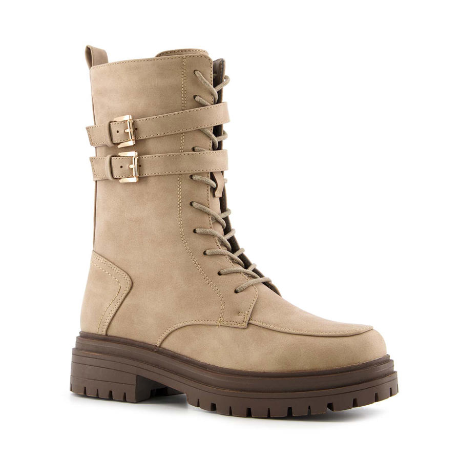 Beige veterboots voor dames online kopen? | Wehkamp