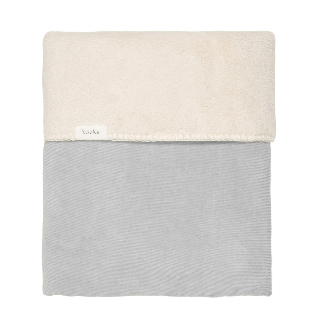 Koeka Oddi teddy wiegdeken 75x100 cm wave | wehkamp