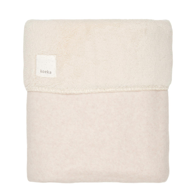 Koeka Denver baby wiegdeken teddy 75x100 cm nougat | wehkamp