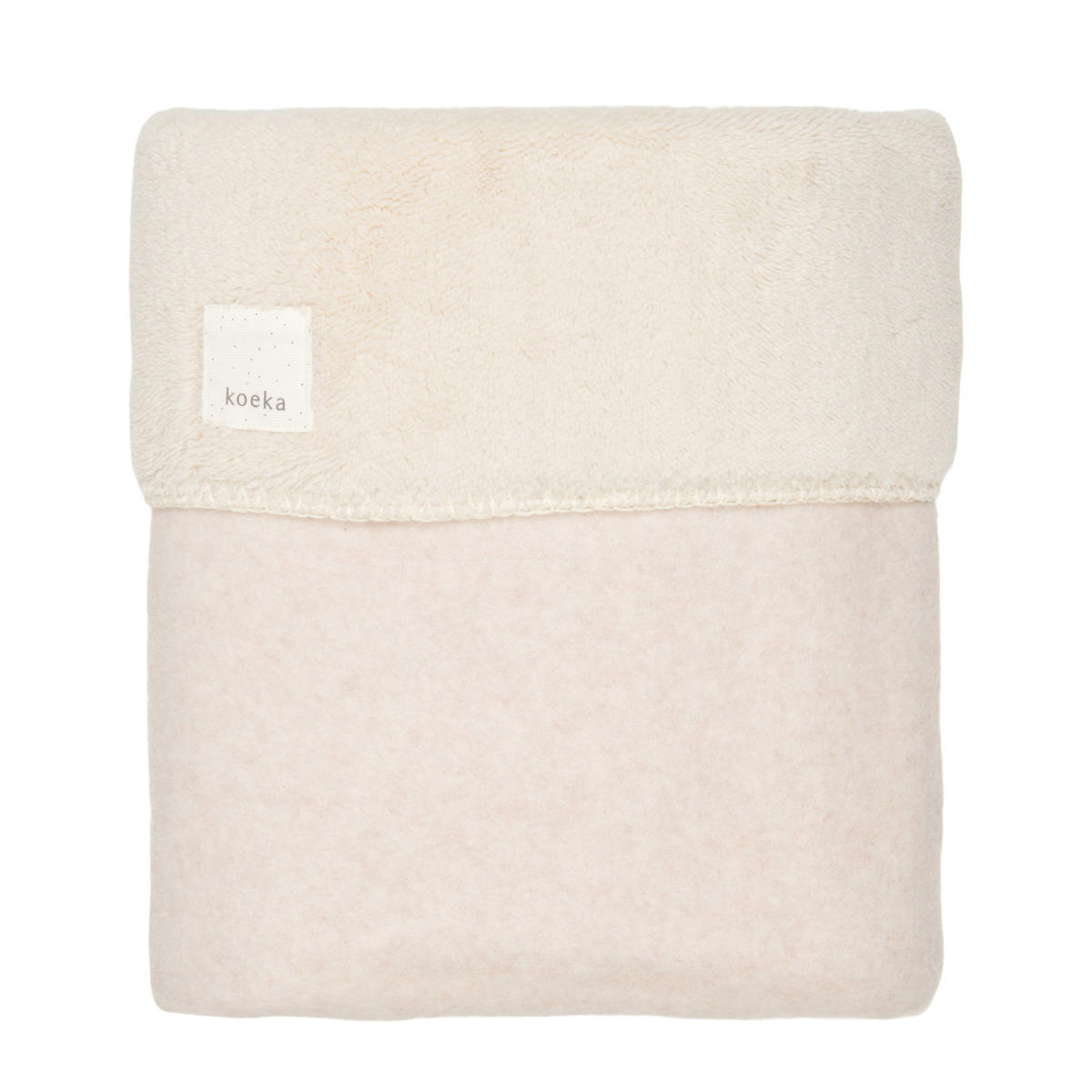 Koeka Denver baby wiegdeken teddy 75x100 cm nougat | wehkamp