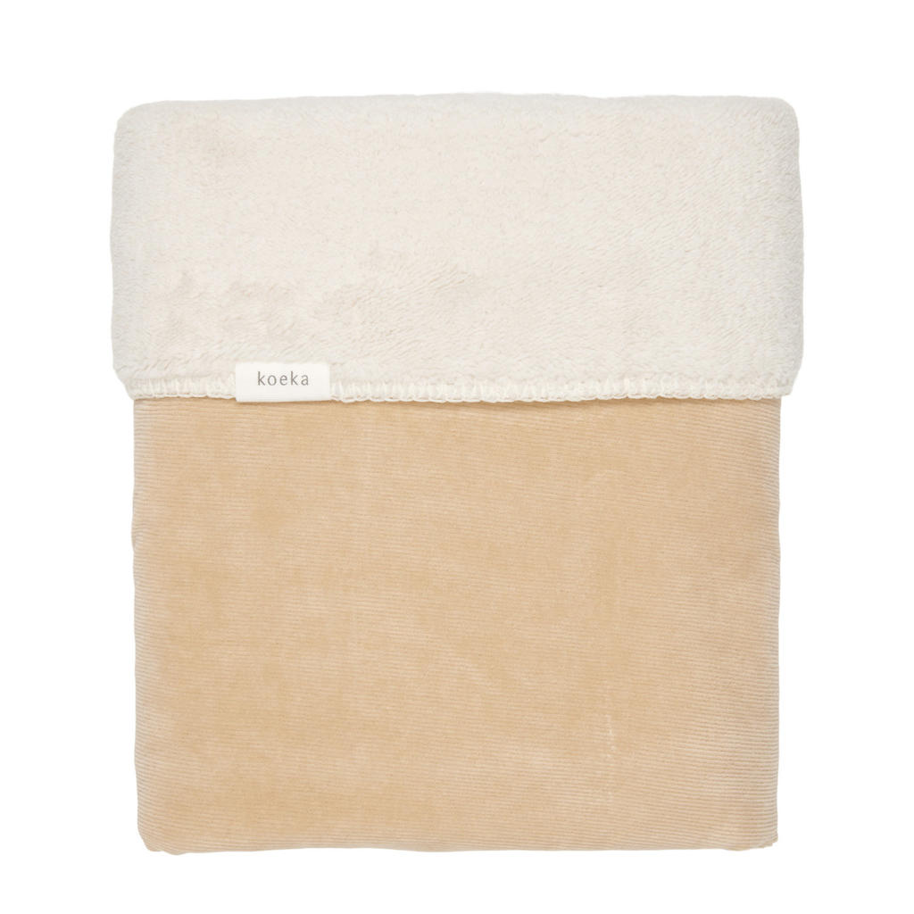 Koeka Oddi baby ledikantdeken teddy 100x150 cm grain | wehkamp