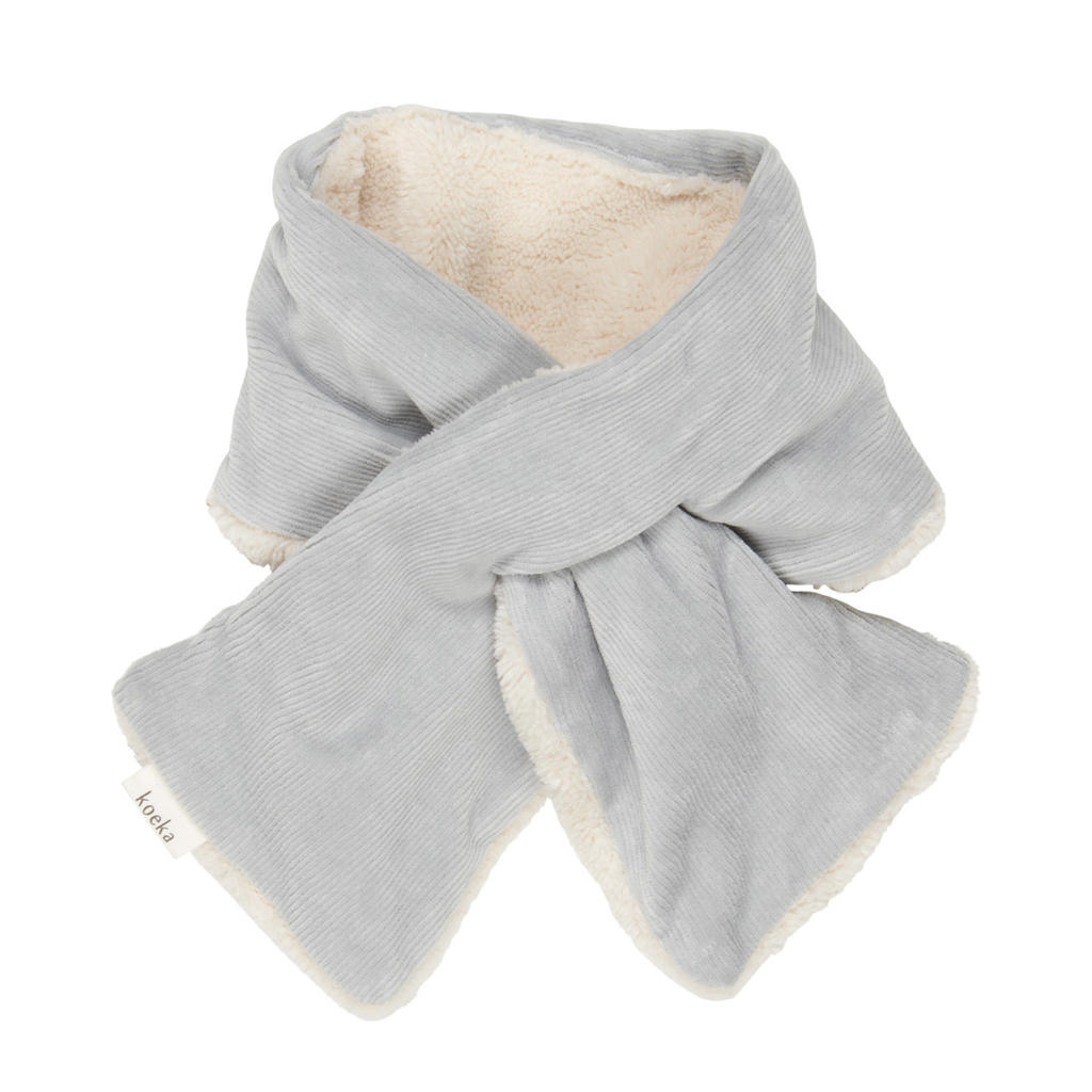 Koeka Oddi reversible sjaal teddy wave | wehkamp