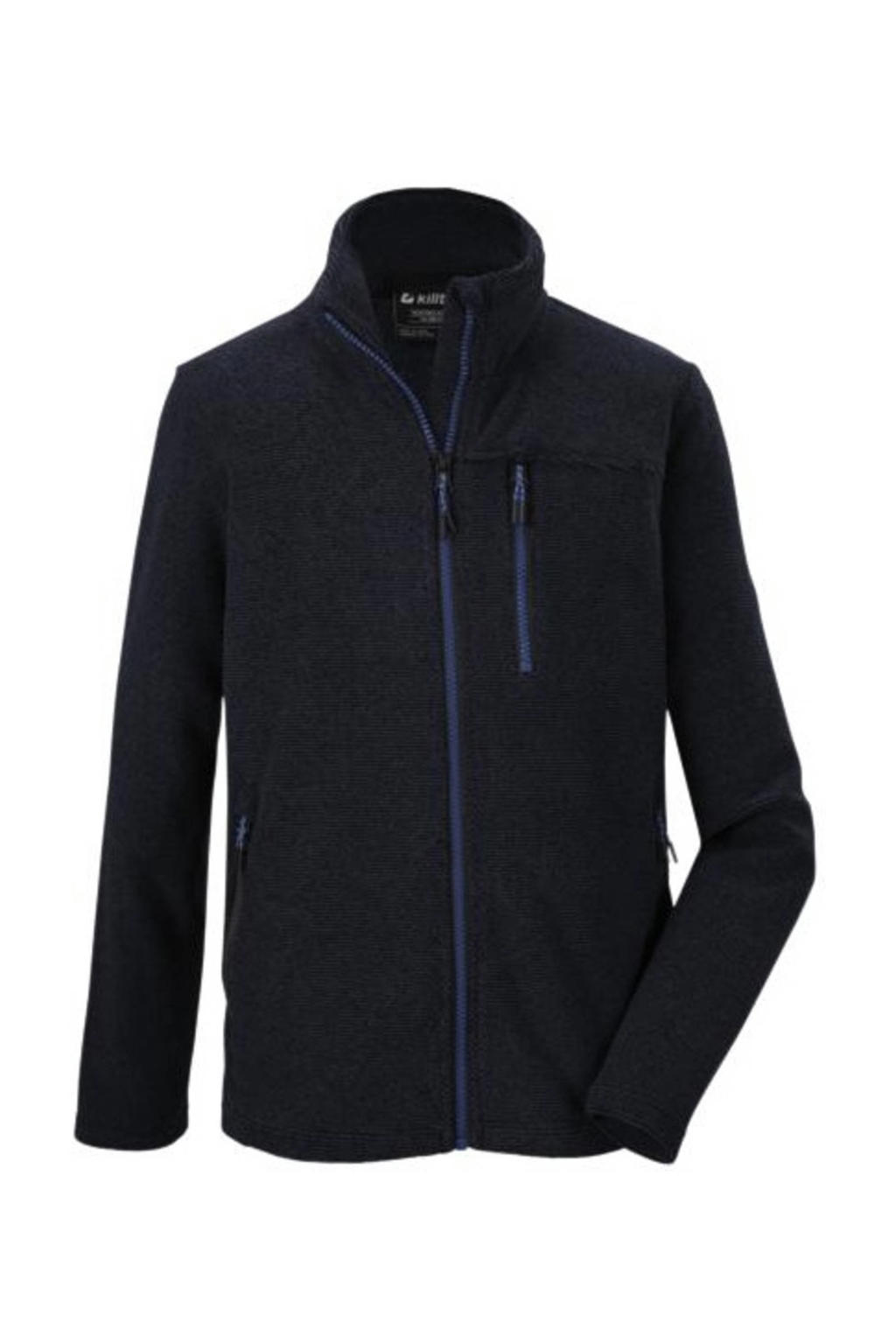 Killtec fleece vest Kow 201 donkerblauw | wehkamp