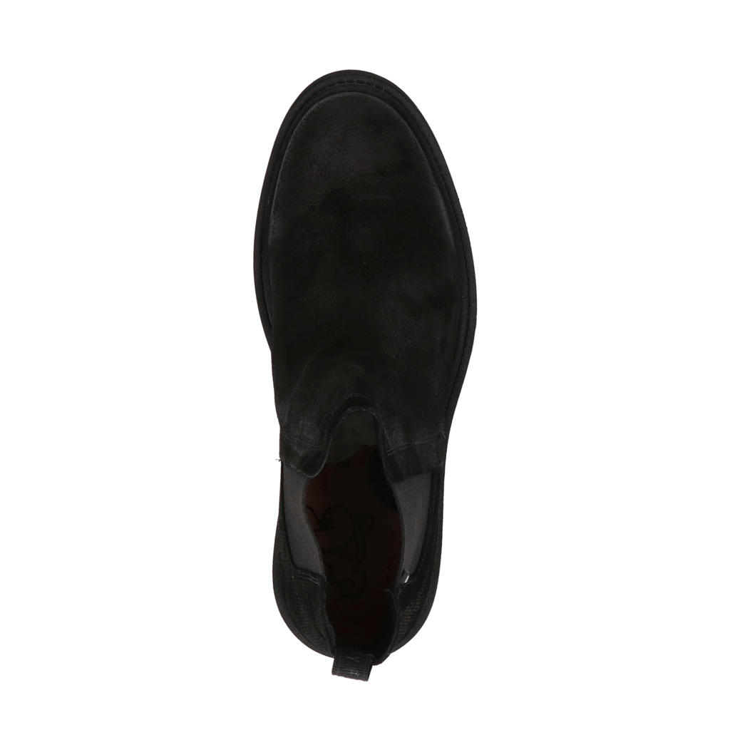 Cruyff nubuck chelsea boots zwart | wehkamp