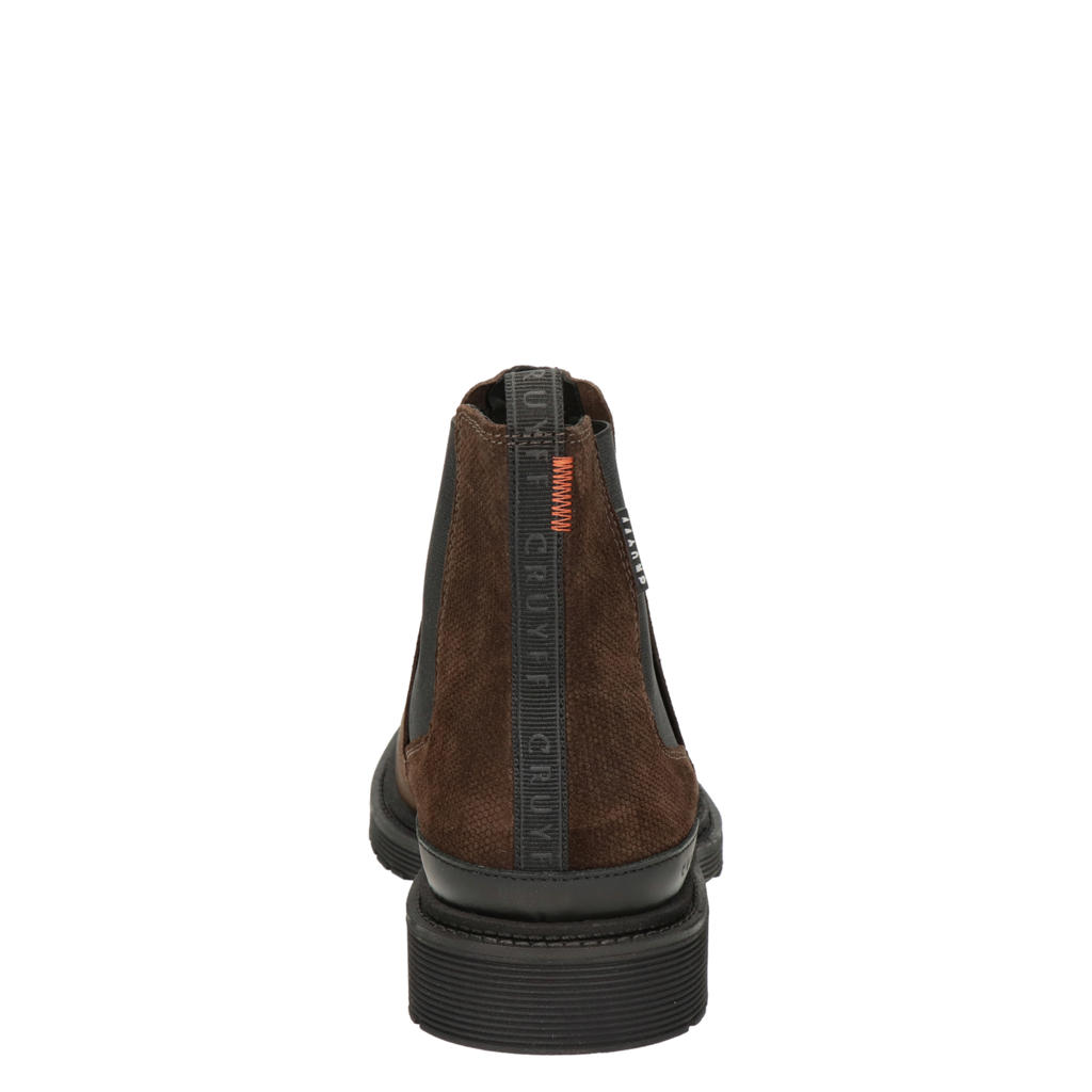 Cruyff nubuck chelsea boots bruin | wehkamp