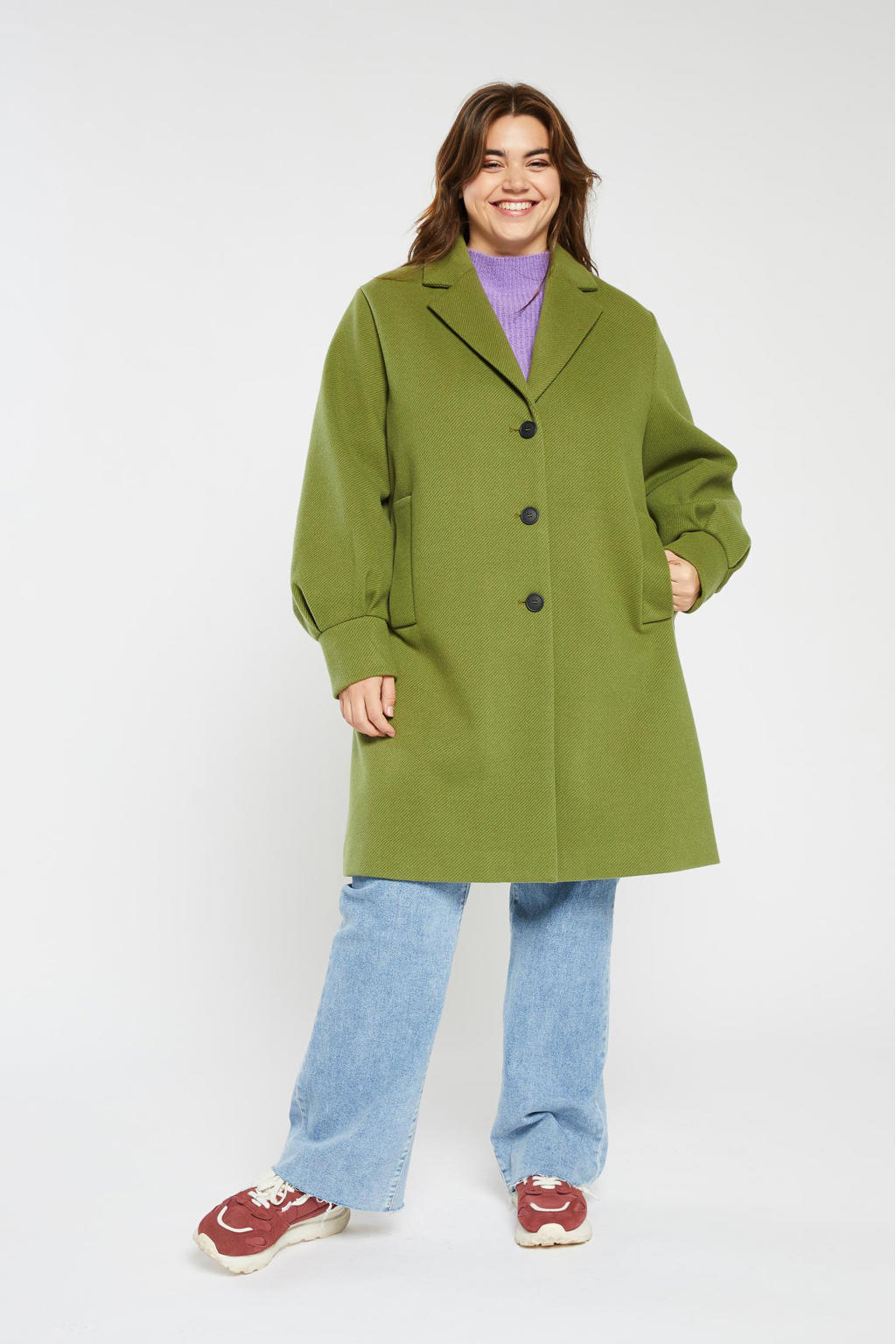 ZINO & JUDY coat groen kopen? | Morgen in huis | wehkamp