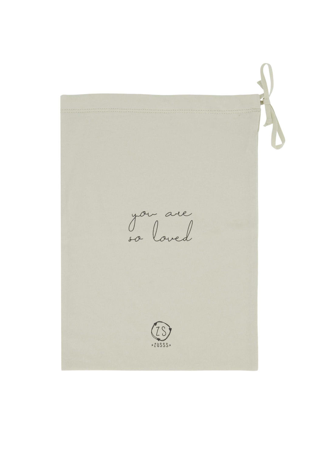 Zusss romper 'you are so loved' zand | wehkamp