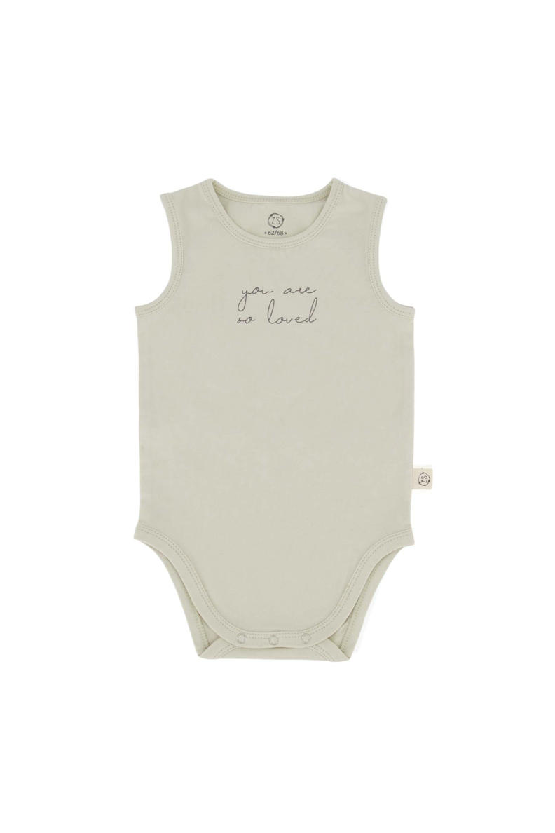 Zusss romper 'you are so loved' zand | wehkamp