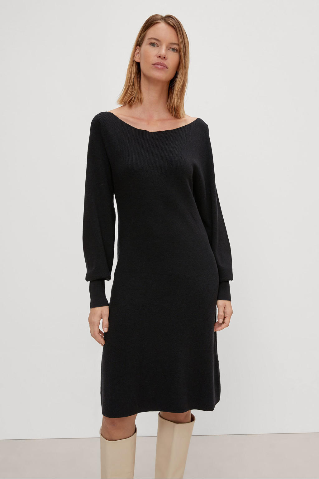 comma jurk zwart kopen? | Morgen in huis | wehkamp