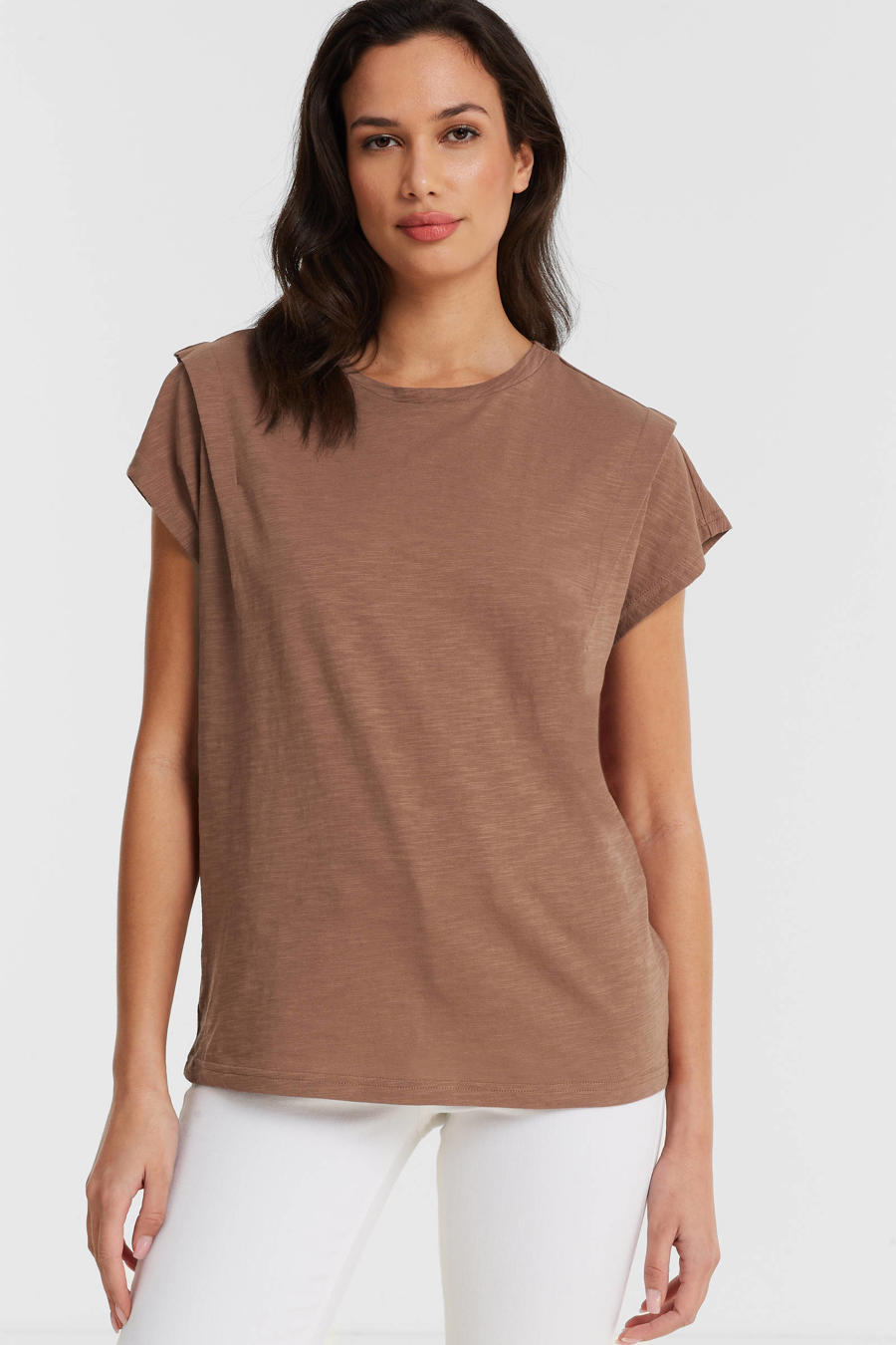 Bruine t-shirts voor dames online kopen? | Wehkamp