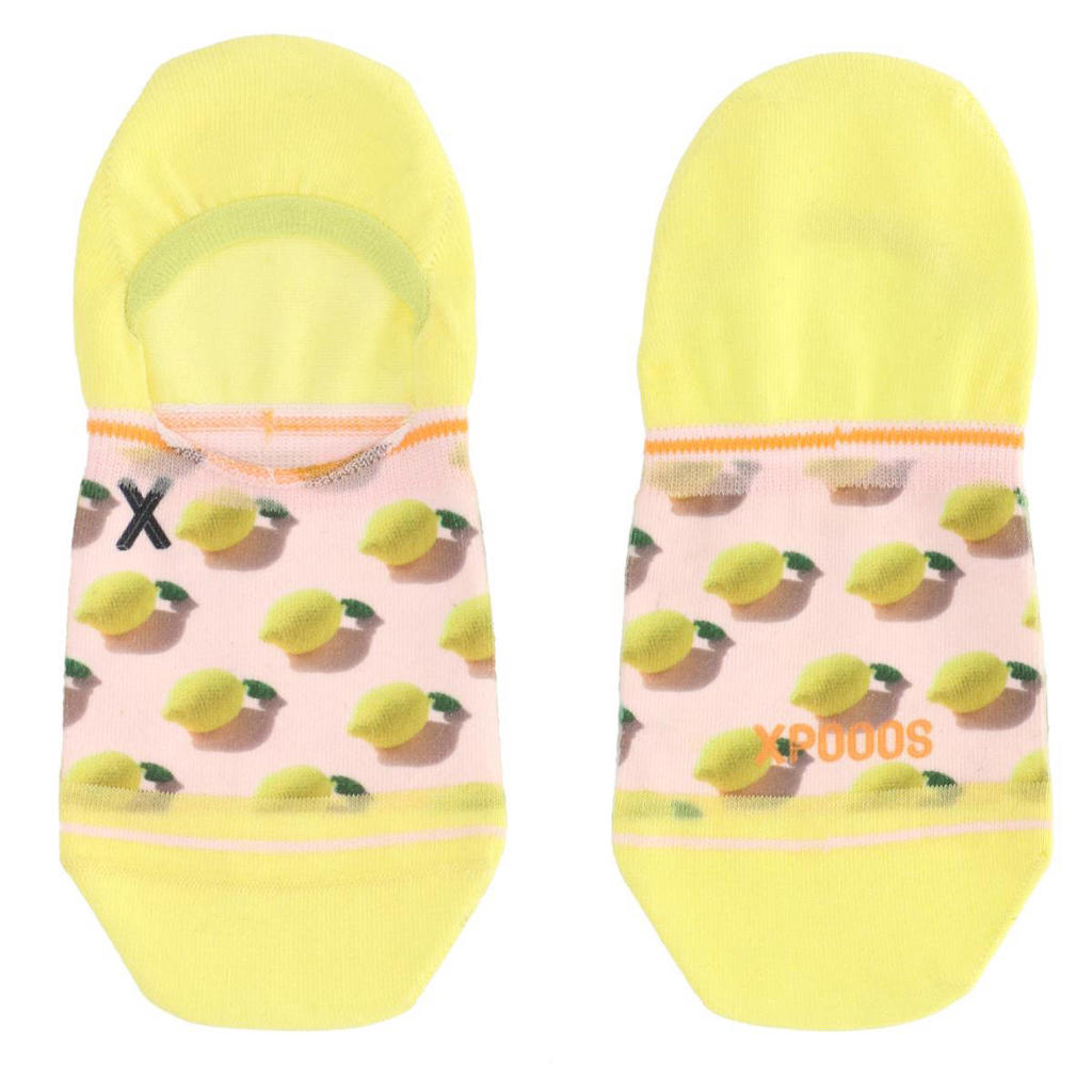 XPOOOS no show sneakersokken Lemon geel | wehkamp