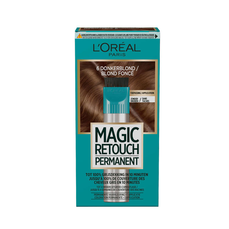 L'Oréal Paris Magic Retouch permanente haarkleuring - 6 donkerblond ...