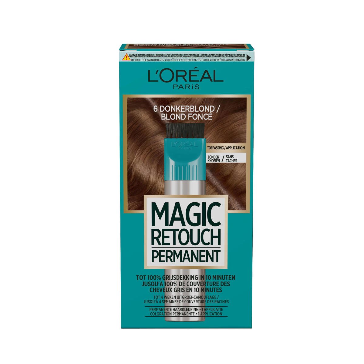 L'Oréal Paris Magic Retouch permanente haarkleuring - 6 donkerblond ...