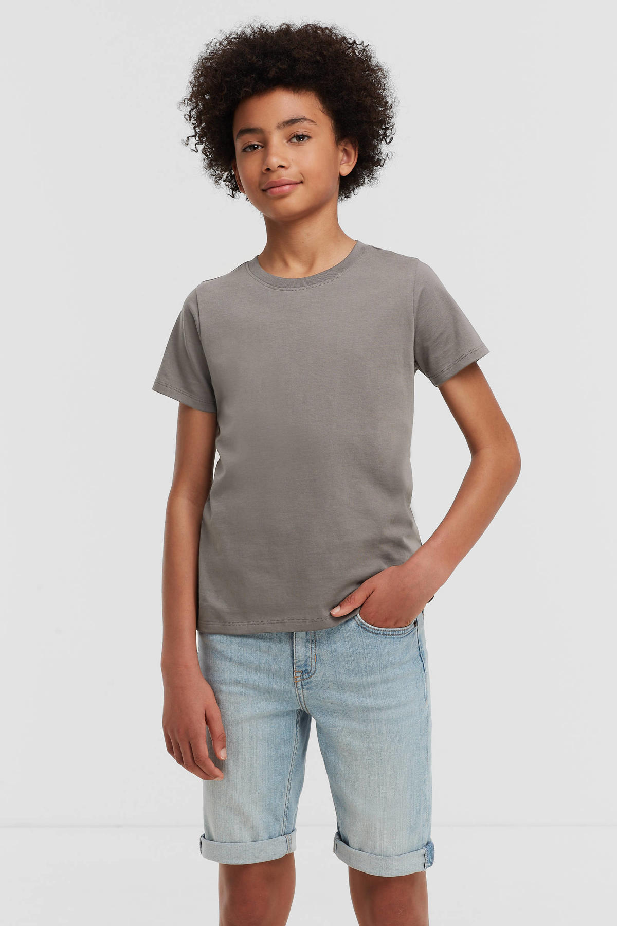 anytime T-shirt donkergrijs kopen? | Morgen in huis | wehkamp