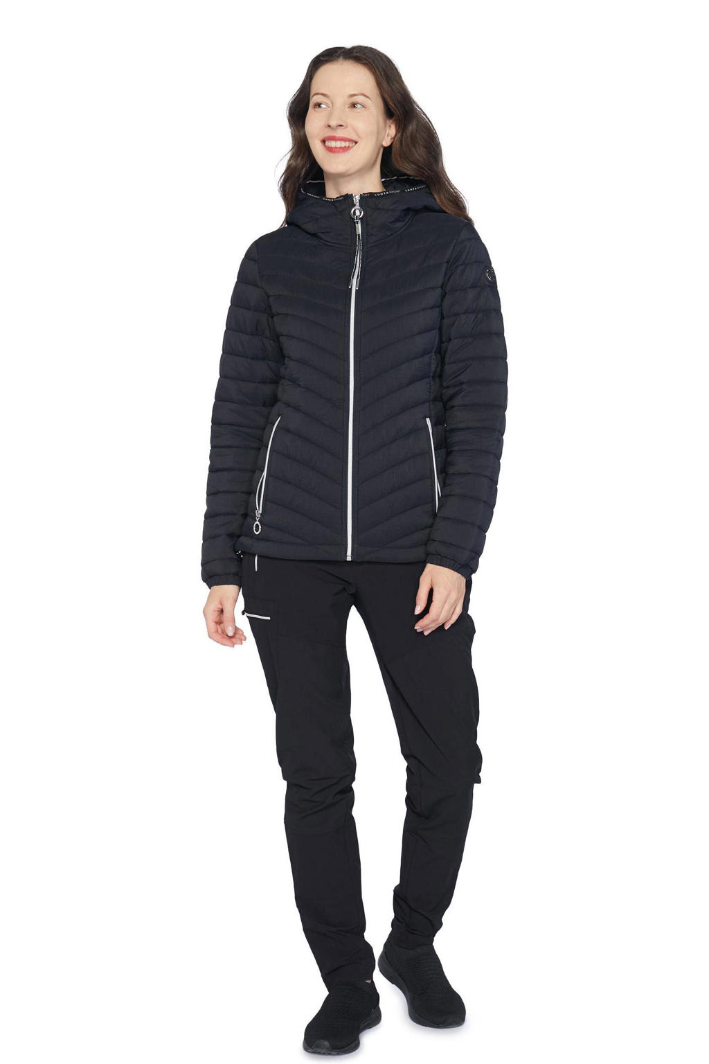 Luhta outdoor jas Henttola donkerblauw | wehkamp