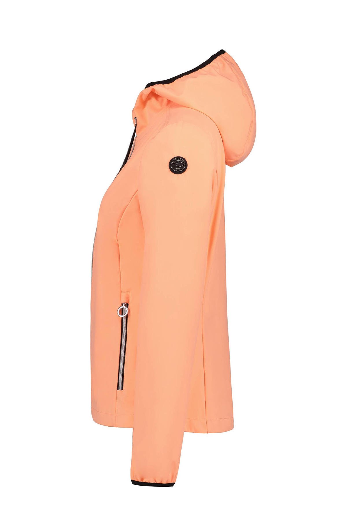 Luhta softshell jas Innola lichtoranje | wehkamp